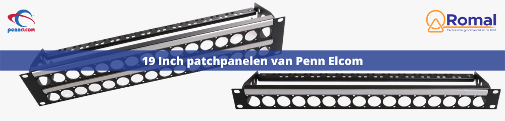 Unieke 19 Inch patchpanelen van Penn Elcom | Romal.com